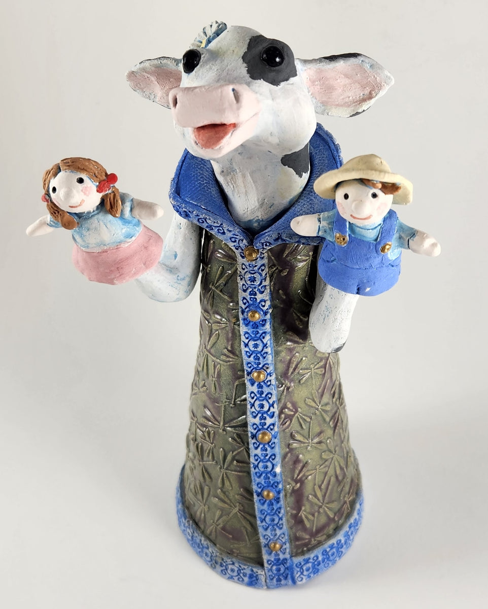 American Gothic Puppet Sculpture – Artworks by Karen Fincannon